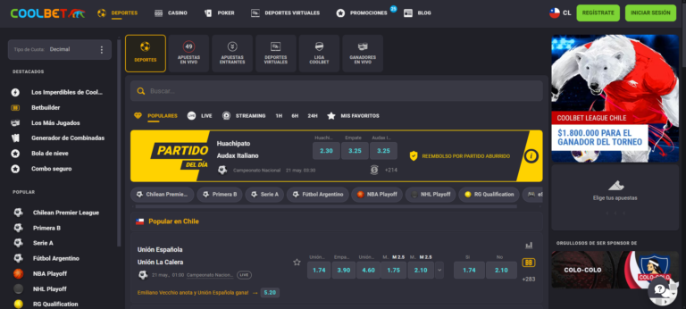 Coolbet Chile: la mejor experiencia de apuestas
